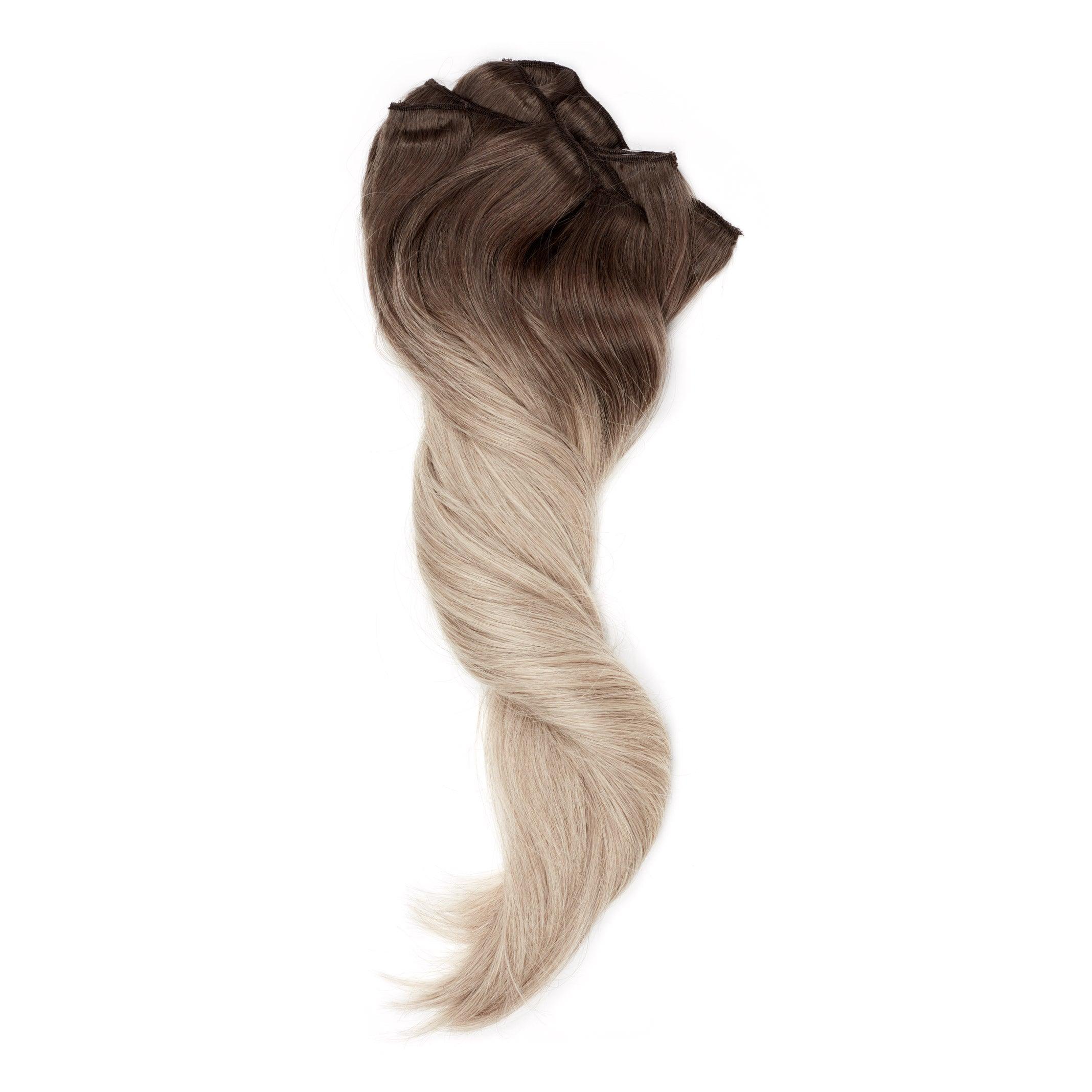 Balayage- Cool Brown (10C) to Grey (60G) 20" 210g – Bombay Hair Canada